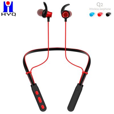 China 135mAH Noise Neckband Bluetooth Earphones V5.1 English Voice Reminder 8H Playtime for sale