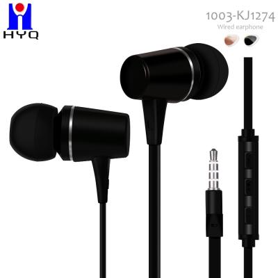 China FCC Approved 10mW In Ear Wired Earbuds 1.2M Cable with Microphone for Cell Phone Laptop for sale