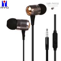China In Ear 20Hz Flat Cable Earphones 6U Magnetic Earbuds Wired With Microphone 10mm Driver for sale