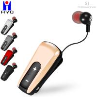 China Collar Clip 10m Retractable Bluetooth Earbuds Dynamic Speaker for sale