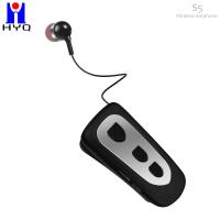 China Bluetooth V5.0 Business Earphone 14h Talk Time Handsfree Retractable Headset with Microphone for sale