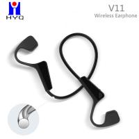 China Bone Conduction Wireless Neckband Earphones Bluetooth 5.0 IPX5 Waterproof 6H Battery for sale