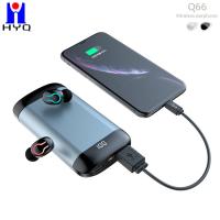 China OEM Metal Case TWS True Wireless Earbuds 6000mAh Power Bank 90dB Bluetooth 5.0 for sale
