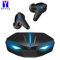 China Bluetooth 5.1 Wireless Gaming Earbuds IPX4 40mAh Stereo Headset with LED Charging Case for sale