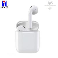China White I9s TWS Wireless Earphones Bluetooth 5.0 25mAh Mini In-Ear Earbuds for Sports for sale