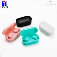 China Mini TWS 5.0 True Wireless Stereo Earphone 45mAh Bluetooth Earbuds with Mic for Xiaomi Airdots for sale