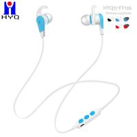 China Bluetooth V5.1 Neckband Earbuds 105dB HiFi Stereo Sport Earphones with Vibration for sale