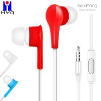 China Wired In Ear Earphones 3.5mm Connector 1.2 Meter with Microphone for Mobile Phones for sale