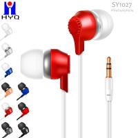 China Colorful Wired In Ear Earphones 22 Ohm Impedance 10mm Speaker Noise Cancelling Earbuds 3.5mm Jack for sale