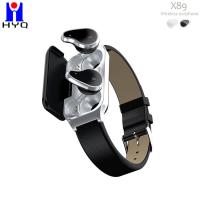 China TWS Bluetooth 5.0 Smartwatch with Wireless Earbuds Fitness Tracker 130mAh for sale