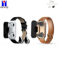 China TWS Bluetooth 5.0 Smartwatch with Wireless Earbuds Fitness Tracker 130mAh for sale