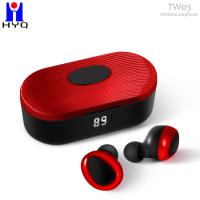 China Waterproof 100dB True Wireless Stereo Earphone Bluetooth 5.0 400mAh Charging Case for iPhone Android for sale