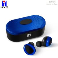 China Waterproof 100dB True Wireless Stereo Earphone Bluetooth 5.0 400mAh Charging Case for iPhone Android for sale