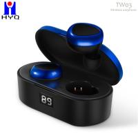 China Waterproof 100dB True Wireless Stereo Earphone Bluetooth 5.0 400mAh Charging Case for iPhone Android for sale