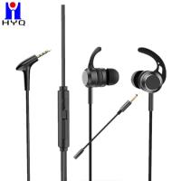 China Type C 3.5mm Wired Stereo Gaming Headset 42dB Sensitivity Dual Mic In-Ear Earphone for PC Phone for sale