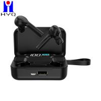 China TWS Power Bank Earphones 2600mAh Charging Case Bluetooth 5.0 Headset 90dB Type C for sale