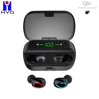 China IPX5 Waterproof Bluetooth 5.0 Earbuds 1500mAh Power Bank Charging Case TWS Sports for sale