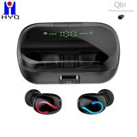China IPX5 Waterproof Bluetooth 5.0 Earbuds 1500mAh Power Bank Charging Case TWS Sports for sale