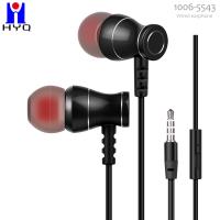 China TPE Round Cable Wired Earphones 1.2m Aluminum Alloy Housing 10mm Speaker Deep Bass for sale