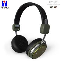 China Pu Leather Strap 15m Wired Bluetooth Headsets Over Ear Headphones for sale
