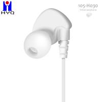 China Light 8 Pin Wired In Ear Earphones Stereo Round Cable 110cm for iPhone for sale