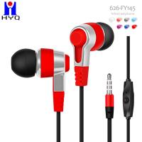 China Universal 3.5mm Wired In-Ear Earphones with Mic 120dB Sensitivity 120cm TPE Cable for Smartphones for sale