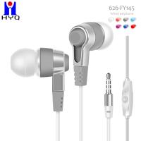 China Universal 3.5mm Wired In-Ear Earphones with Mic 120dB Sensitivity 120cm TPE Cable for Smartphones for sale