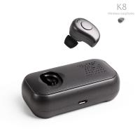 China Solar Bluetooth 5.1 Earbuds with Charging Case IPX5 Waterproof 45mAh Battery for sale