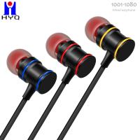 China 3.5mm Wired Metal Earphones with Microphone Super Bass 10mm Driver 1.2m Cable for sale