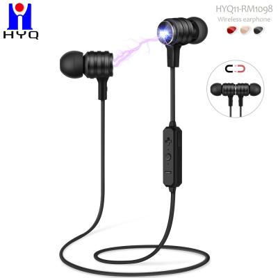 China Neckband Wireless Bluetooth 5.1 Earphone Magnetic Sports In-Ear Earbuds 65mAh 15M Range for sale