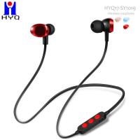 China Bluetooth 5.1 Wireless Earphones 65mAh Magnetic Noise Cancelling Headset IPX4 Sports for sale