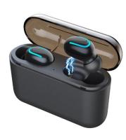 China 1500mAh IPX5 Waterproof Super Bass Power Bank Bluetooth Earphones V5.1 for sale