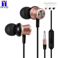 China ROHS 3.5mm Wired In Ear Earphones with Microphone 32Ω Impedance for Android Phone Computer for sale