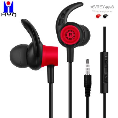 China 3.5mm Wired In Ear Earbuds with Microphone Stereo Earphones 16 Ohm 1.2m Cable for Smartphones Laptop for sale