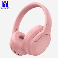 China Over - Ear Folding Wireless BT5.1 Bluetooth Headphone Active Noise Cancelling for sale