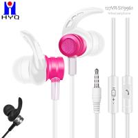 China 3.5mm Wired Earphones with Mic and Volume Control 16Ω Impedance 1.2m Tangle-Free Flat Cable for sale