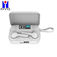China 2600mAh Waterproof Headset With Bluetooth 5.1 IPX5 Charging Case Touch Control for sale