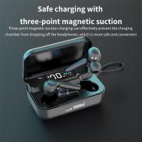 China 2600mAh Waterproof Headset With Bluetooth 5.1 IPX5 Charging Case Touch Control for sale
