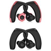 China Black BT5.0 TWS Retractable Bluetooth Earphones 145mAh 6H for Driver Sport for sale