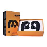 China Black BT5.0 TWS Retractable Bluetooth Earphones 145mAh 6H for Driver Sport for sale