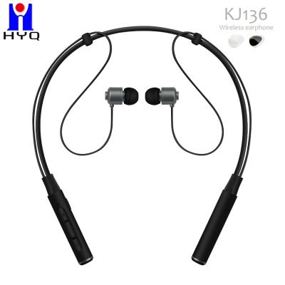 China Magnet In-Ear Neckband Bluetooth Headset Wireless 5.0 High Bass Sport Earphones IPX4 10H Battery for sale
