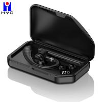 China Mon Eearhook Wireless Bluetooth Earpiece Hands Free QCC Earphones For Driving Office for sale