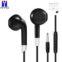 China Wired Earbuds with Microphone HiFi Stereo Bass 10mm Driver 3.5mm Plug In-Ear Headphones for sale