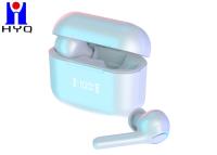 China Bluetooth 5.0 TWS Earbuds USB C Fast Charging LED Light Stereo Headphones 50mAh Battery for sale