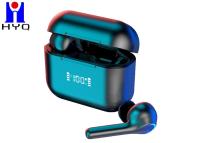 China Bluetooth 5.0 TWS Earbuds USB C Fast Charging LED Light Stereo Headphones 50mAh Battery for sale