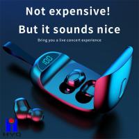 China Bluetooth 5.1 TWS Earbuds IPX4 Waterproof 10m Range 35mAh Battery Stereo Earphone for sale