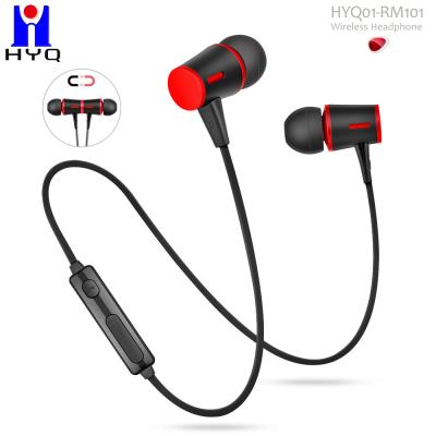 China Bluetooth 5.2 Neckband Earphones HiFi Stereo Deep Bass IPX5 Waterproof Sports In-Ear 55mAh for sale