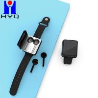 China Leather Smart Watch with Wireless Earbuds 1.3 Inch Bluetooth 5.0 Waterproof 2-in-1 TWS Earphones 320mAh for sale