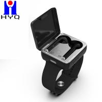 China Leather Smart Watch with Wireless Earbuds 1.3 Inch Bluetooth 5.0 Waterproof 2-in-1 TWS Earphones 320mAh for sale