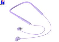 China Bluetooth 5.0 Neckband Earphones Wireless Sports Earbuds with 10mm Drivers 24H Playtime Purple for sale
